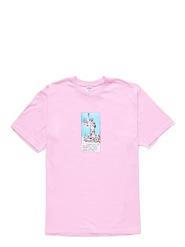 Supreme Liberty Tee Shirt - Light Pink