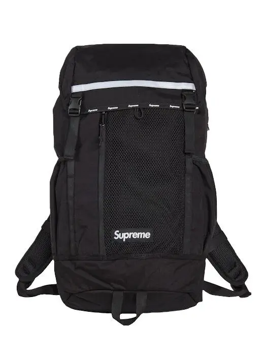 Supreme Logo Backpack - Black