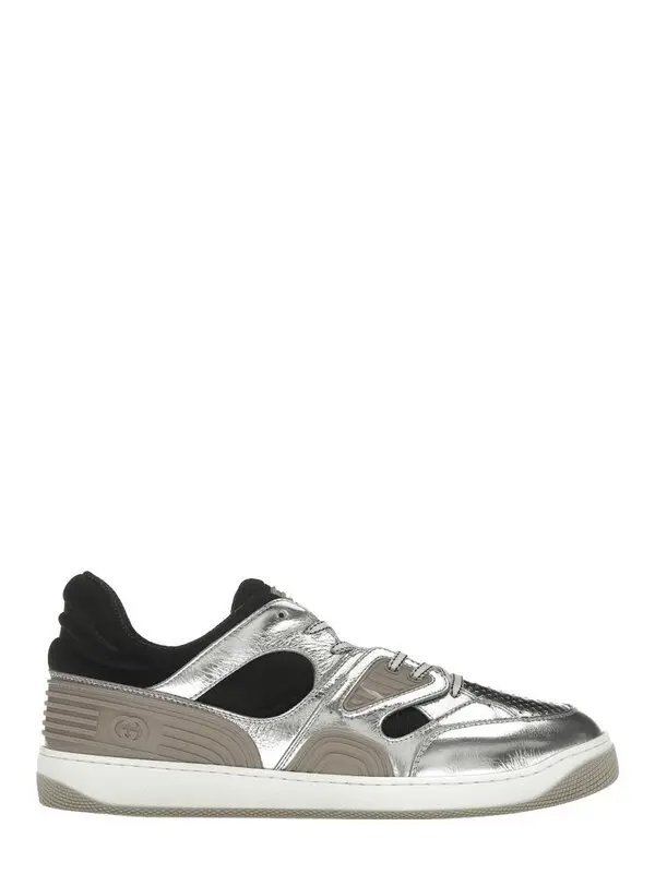 Gucci Basket Low-top Sneakers - Silver/black