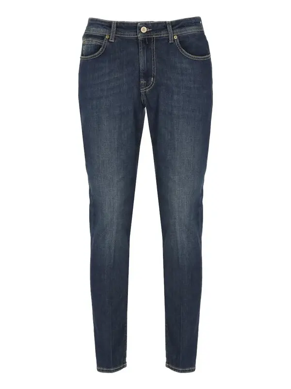 BRIGLIA 1949 Cotton Jeans - Blue