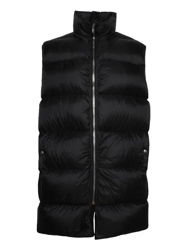Rick Owens Flight Quilted Vest - Black