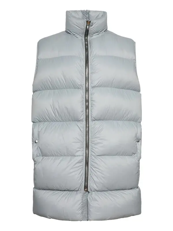 Rick Owens Flight Quilted Vest - Blue
