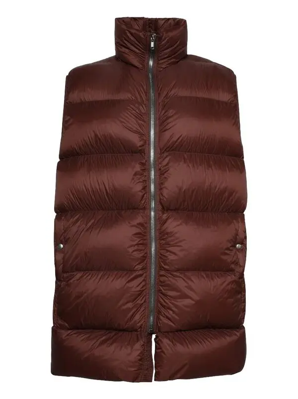 Rick Owens Flight Quilted Vest - Throat