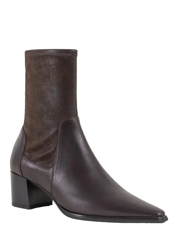 VAGABOND SHOEMAKERS Giselle Pointed Toe Bootie - Chocolate