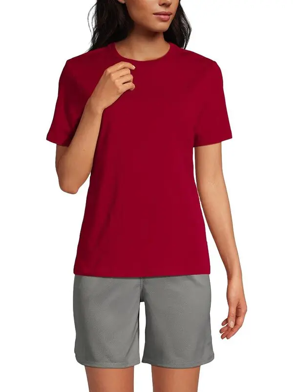 LANDS' END School Uniform Essential T-shirt - Red