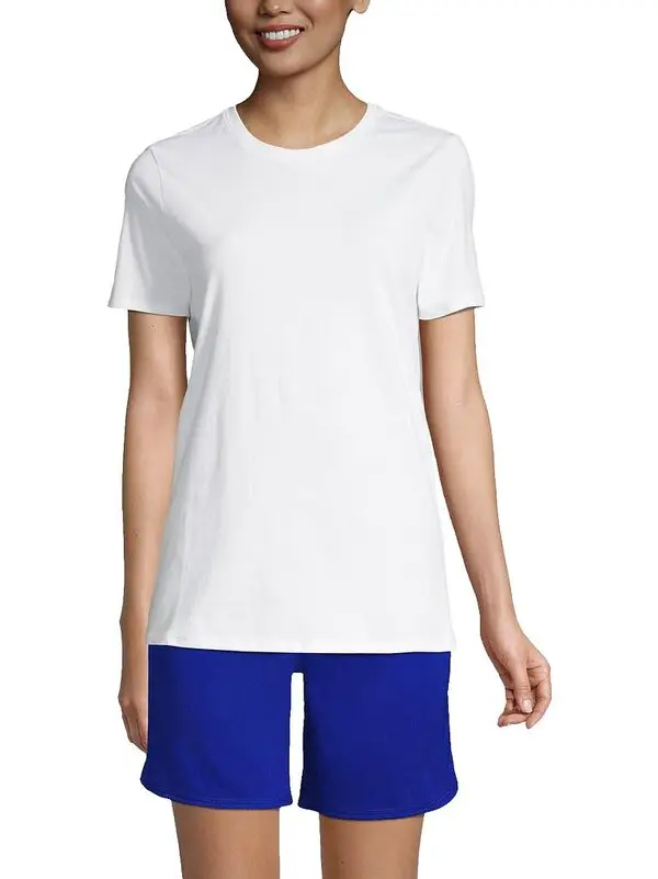 LANDS' END School Uniform Essential T-shirt - White