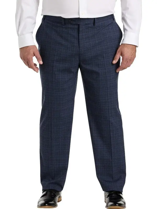 Michael Kors Check Patterned Suit Pants - Blue