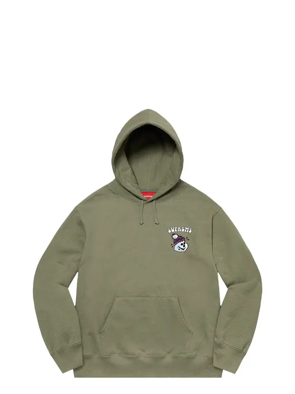 Supreme Snowman Hooded Sweatshirt - Green