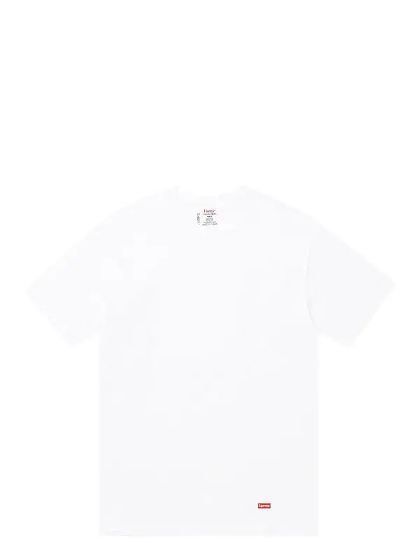 Supreme X Hanes Tagless Tees - White