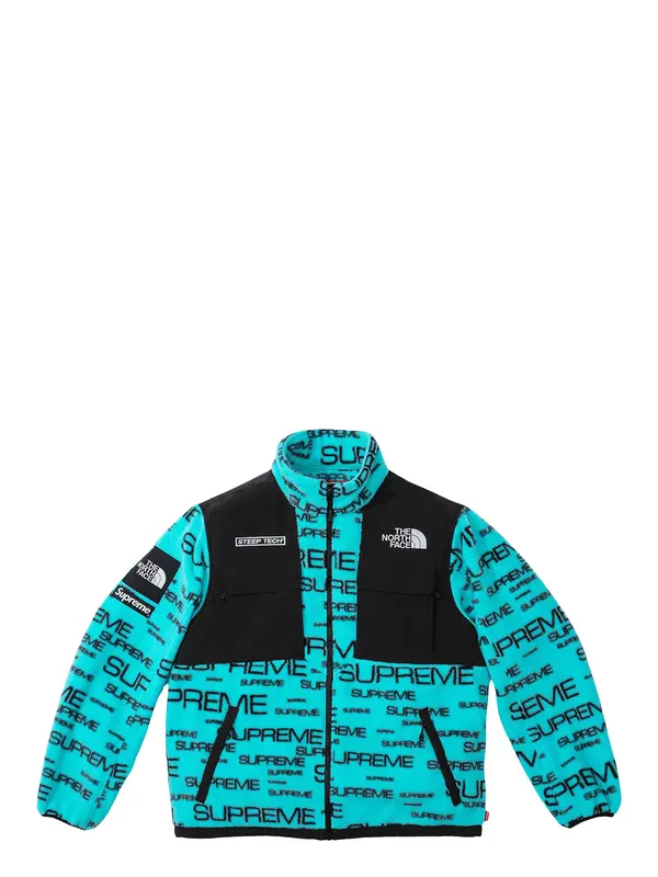 Supreme X The North Face Steep Tech Fleece Jacket - Teal