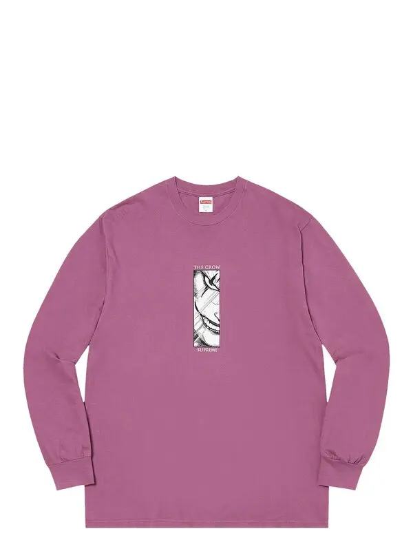 Supreme X The Crow Long-sleeve Tee 'plum - Purple