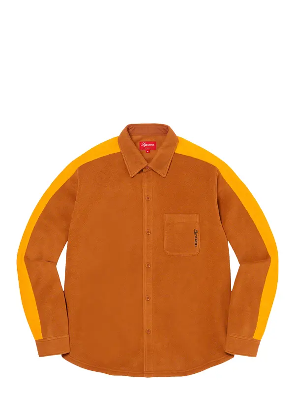 Supreme Polartec Shirt 'rust - Orange