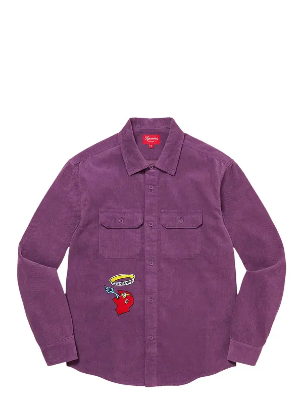 Supreme Gonz Corduroy Work Shirt - Purple