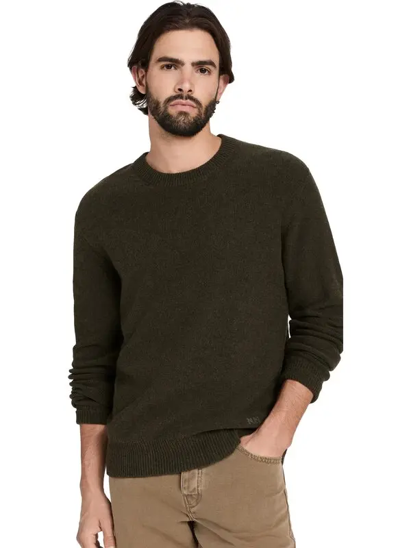 Nn07 Nigel Crew Neck Sweater - Dark Army