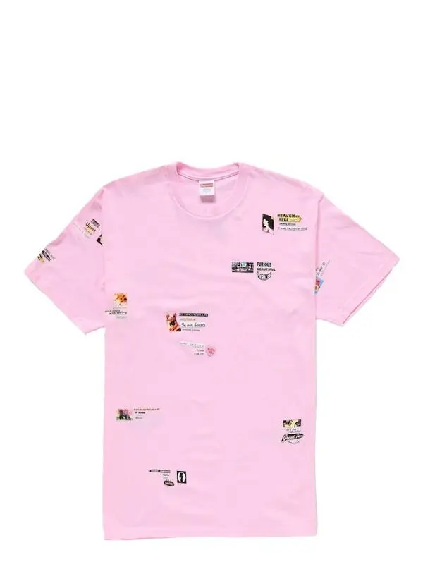 Supreme Upset Tee Shirt - Light Pink