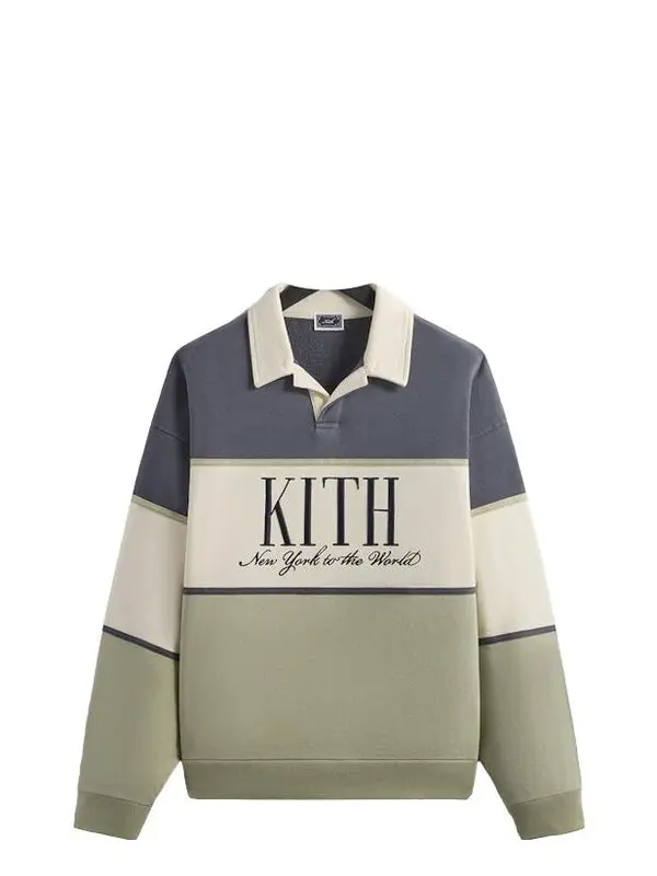 Kith Panelled Nelson Collared Pullover - Asteroid