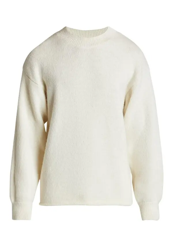 Jacquemus Brushed Knit Sweater - Light Beige