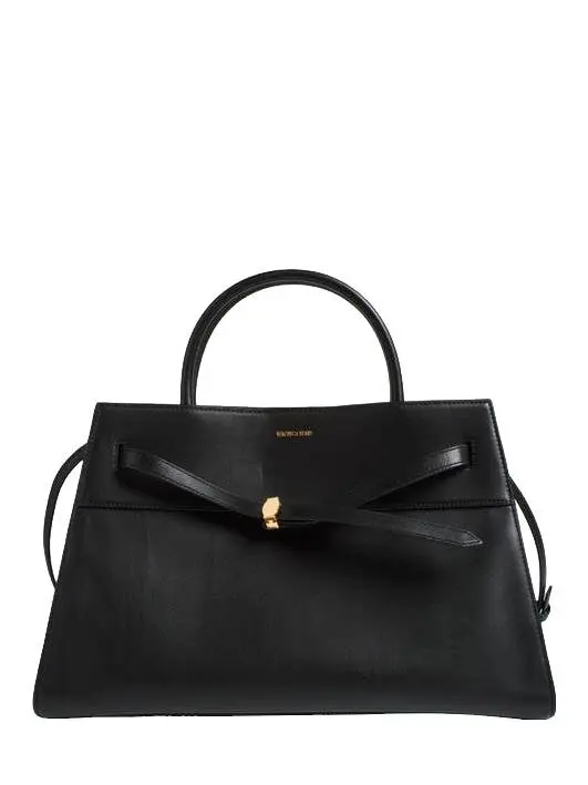 Veronica Beard Large Dash Leather Tote - Black