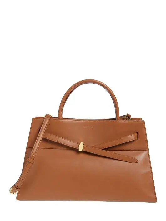 Veronica Beard Large Dash Leather Tote - Hazelwood
