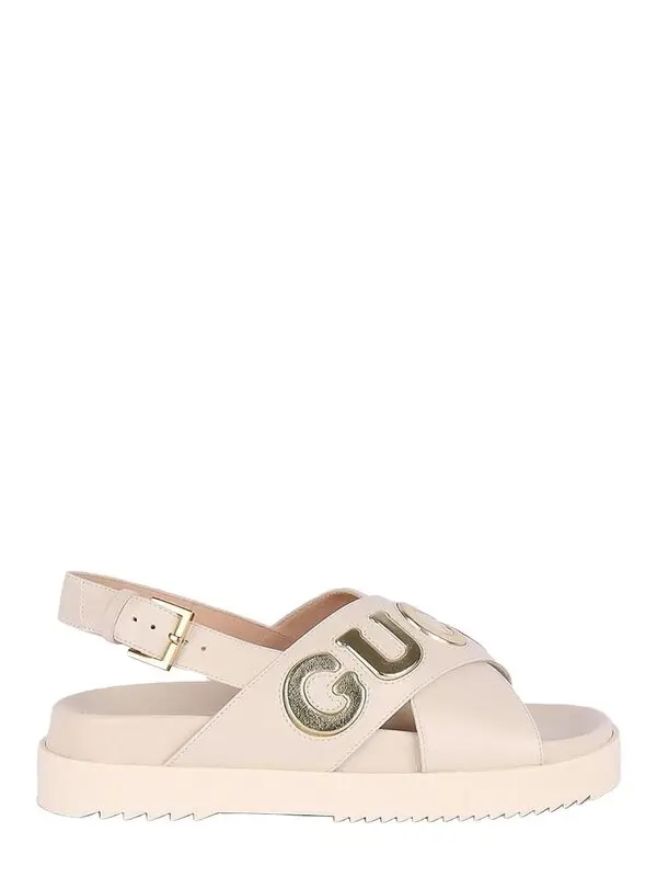 Gucci Crossover Sandal - White