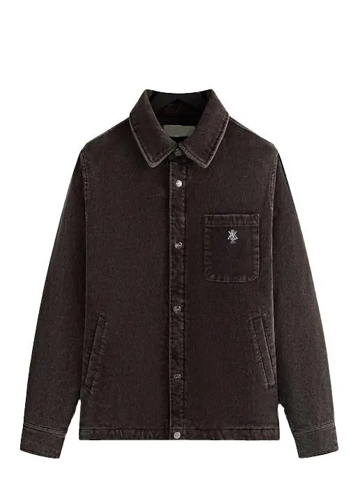 Kith Washed Corduroy Brixton Puffed Shirt Jacket - Incognito