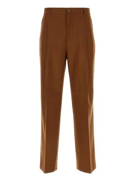 Burberry Tailored Straight-leg Trousers - Brown