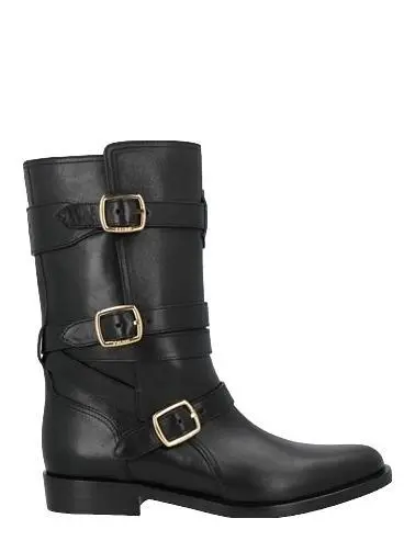 Celine Ankle Boots In Calfskin - Black