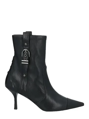 STUART WEITZMAN Leather Ankle Boots - Black