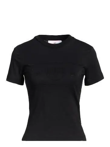 CHIARA FERRAGNI Cotton T-shirt - Black