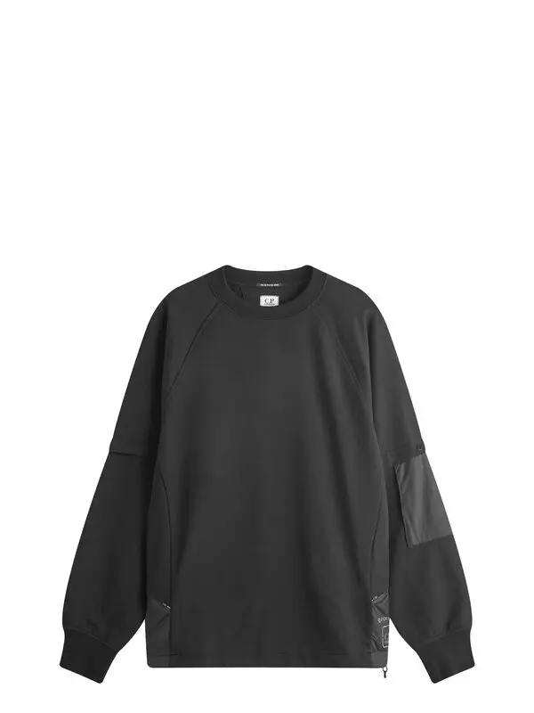 C.P. COMPANY Crew Neck Sweatshirt - Black