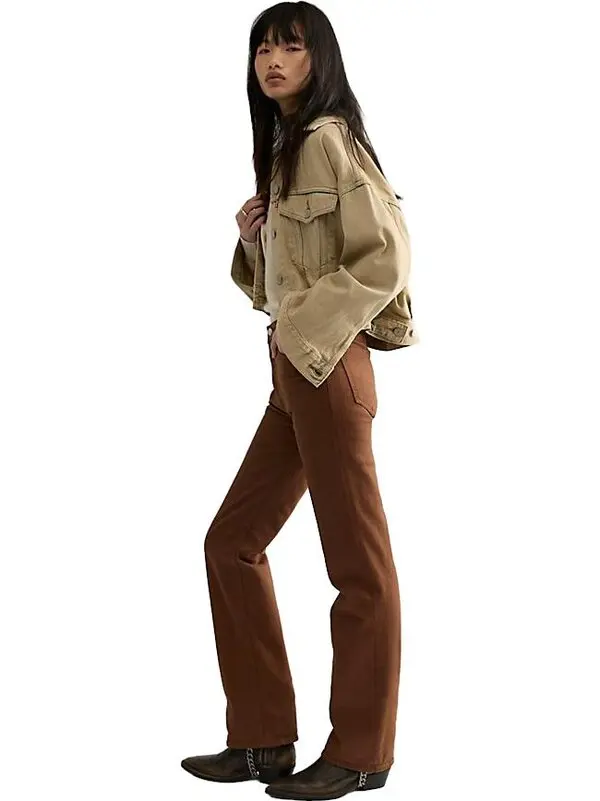 MOTHER The Kick It Jeans - Bison