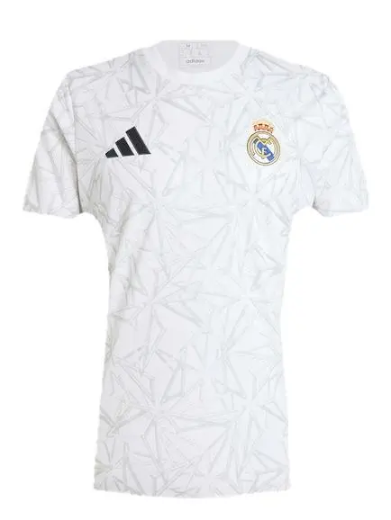Adidas Real Madrid Prematch Jersey - White/clear Grey