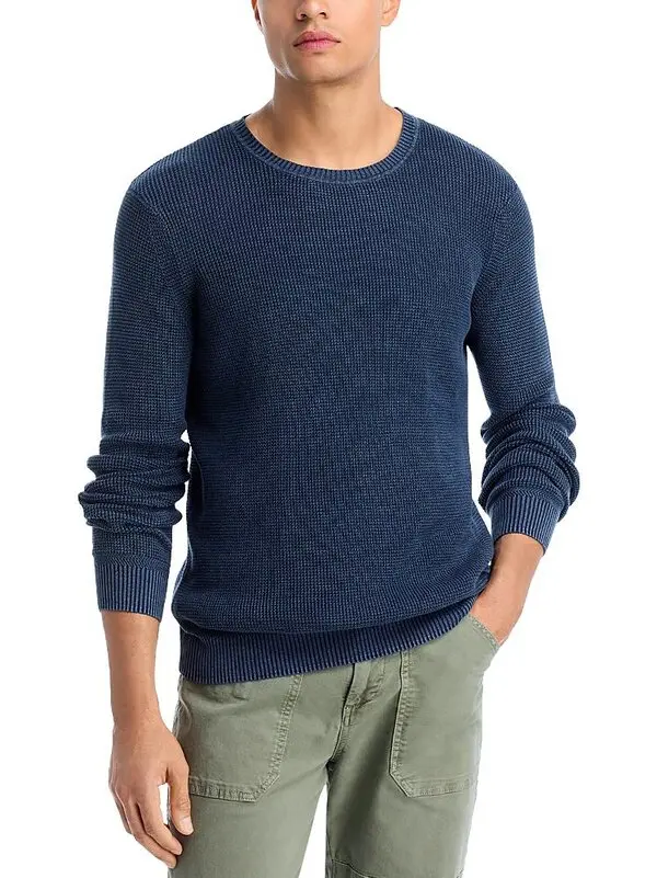 Faherty Brand Sunwashed Crewneck Sweater - Blue Nights