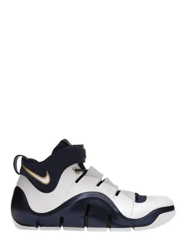 Nike Lebron 4 West Coast Sneakers - White/midnight Navy Blue