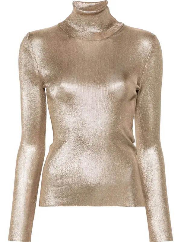 TOM FORD Lamé Top - Gold