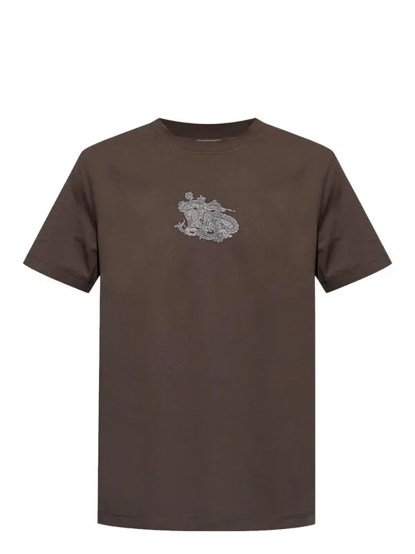 Burberry Ekd-print T-shirt - Brown