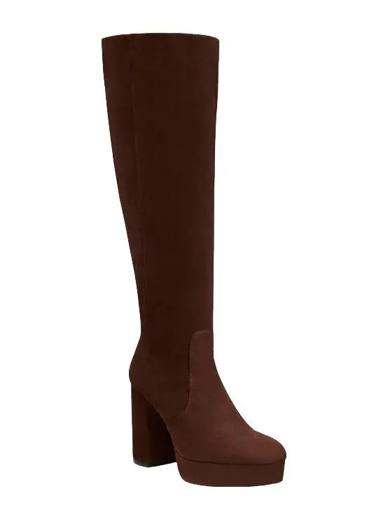 STUART WEITZMAN Dayna Platform Boots - Walnut