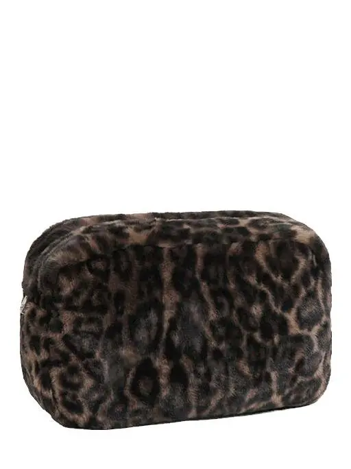 Apparis Jumbo Noor Print Pouch - Dark Leopard