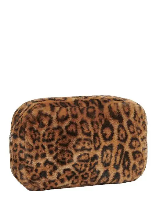 Apparis Jumbo Noor Print Pouch - Leopard