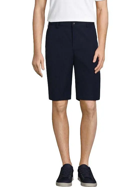 LANDS' END Active Performance 9" Chino Shorts - Classic Navy