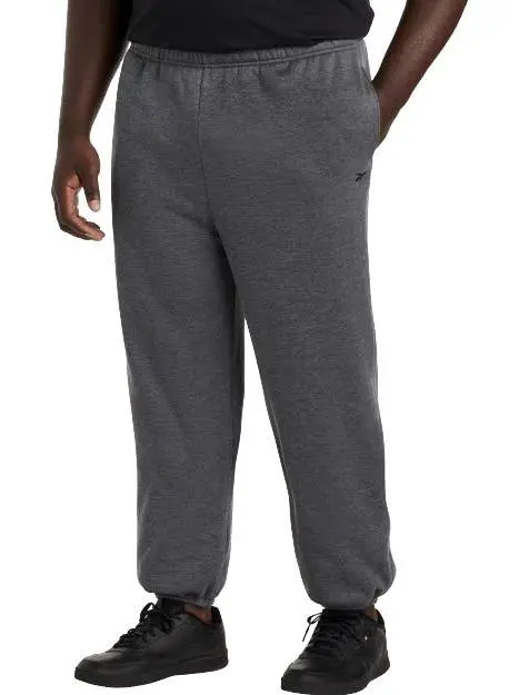 REEBOK Big & Tall Performance Fleece Joggers - Pure Grey Heather