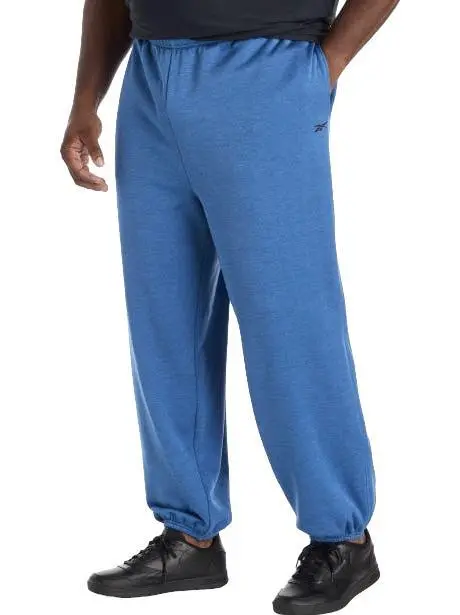 REEBOK Big & Tall Performance Fleece Joggers - Twilight Blue Hthr