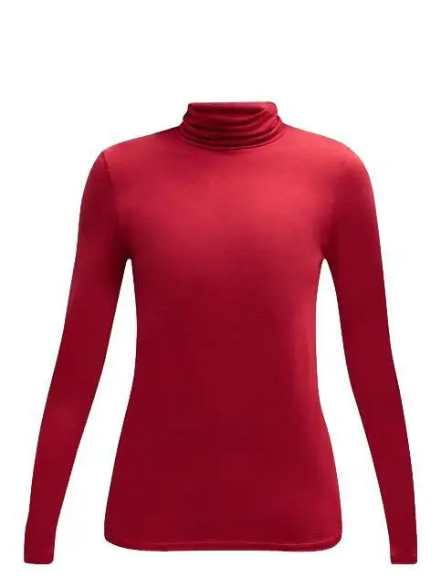 Majestic Filatures Soft Touch Long Sleeve Turtleneck - Rubis