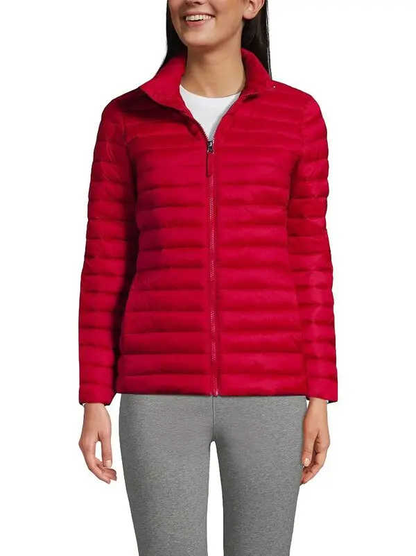 LANDS' END Thermoplume School Uniform Jacket - Red