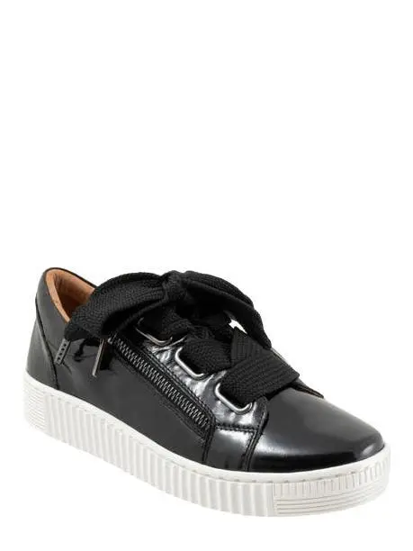 Eos Jovi Leather Sneakers - Black Patent
