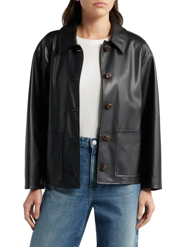 Rails Haisley Faux Leather Jacket - Black