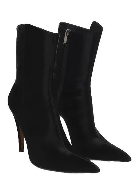 Alexander McQueen Birdee Pointed Toe Bootie - Black