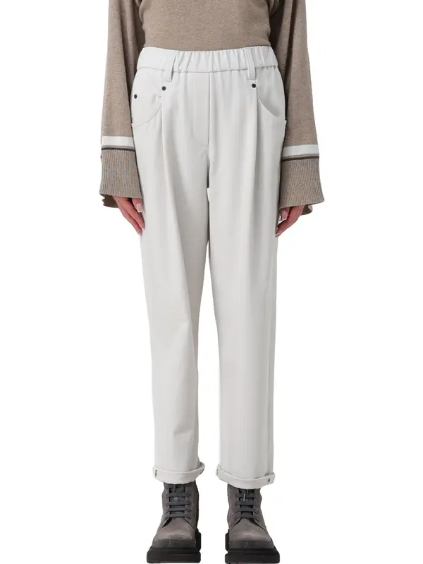 Brunello Cucinelli Trousers - Yellow Cream