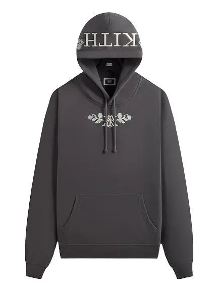 Kith Floral Lace Nelson Hoodie - Carbon