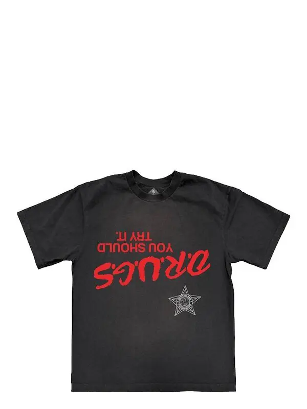 TRAVIS SCOTT Druxgs Tee Shirt - Black